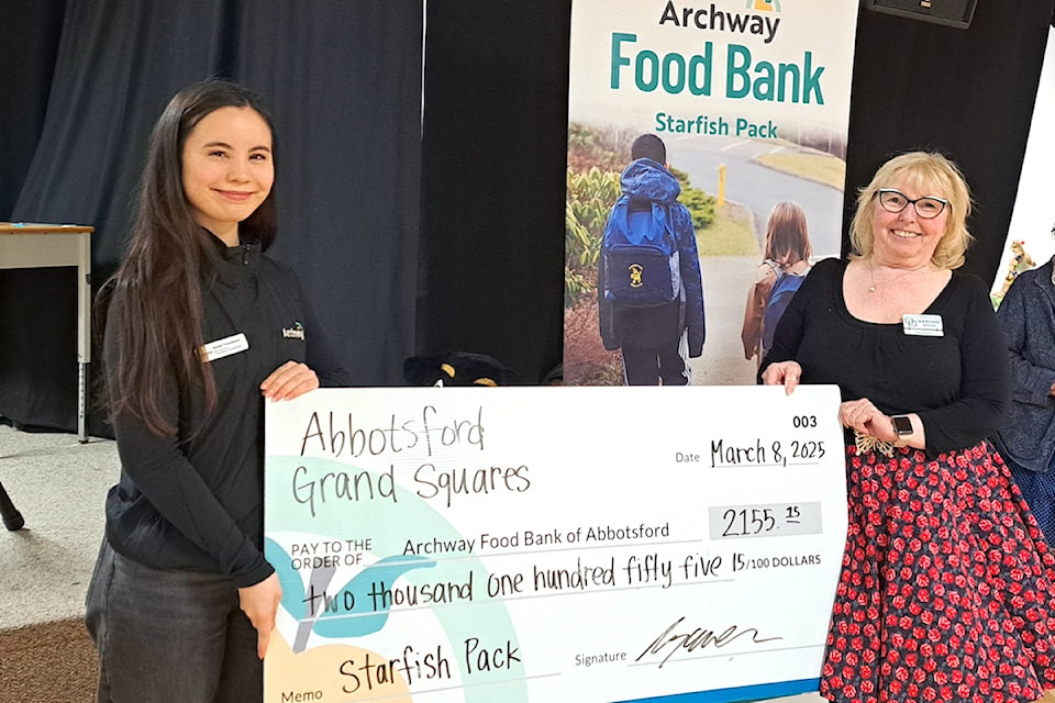 Abbotsford Grand Squares raise almost $2,200 for Starfish Packs ...